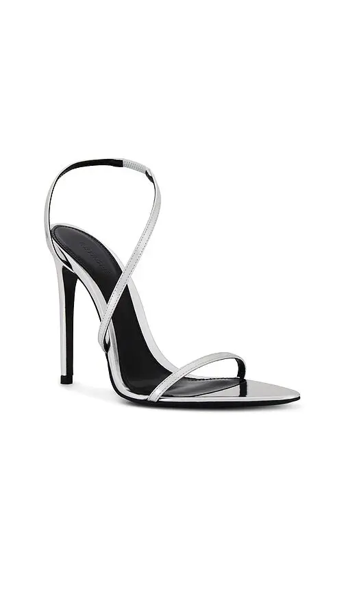 Retrofete Naomi Metallic Stiletto Sandals - Silver