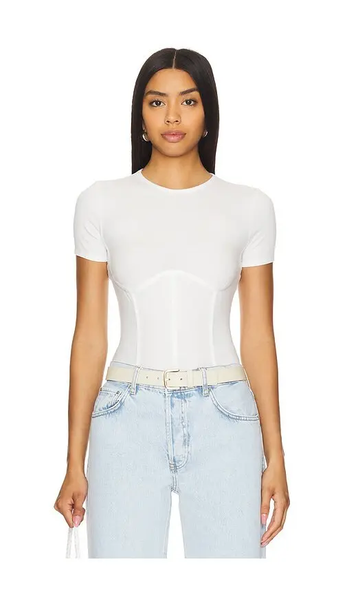 FLEUR DU MAL T-shirt Bodysuit - Ivory