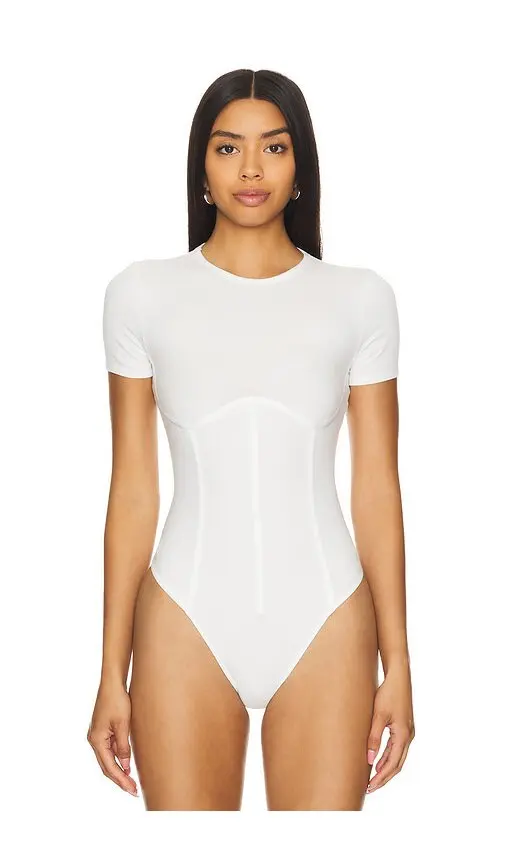 FLEUR DU MAL T-shirt Bodysuit - Ivory