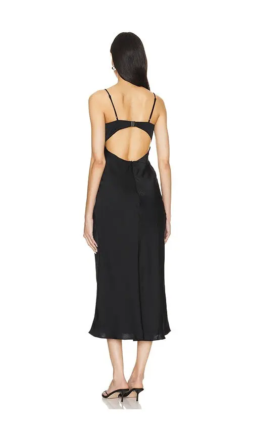 Bardot Sabina Midi Dress In Black - 26% Off | Editorialist