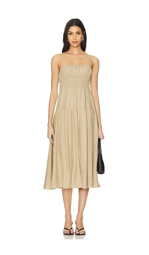 WeWoreWhat Scrunchie Midi Dress