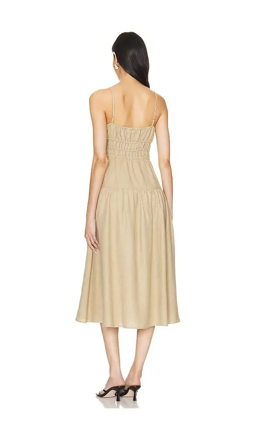 WeWoreWhat Scrunchie Midi Dress