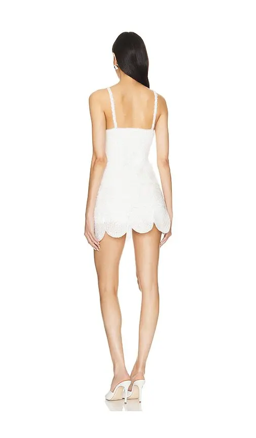 SIMONMILLER Beep Beep Mini Dress - Pearl