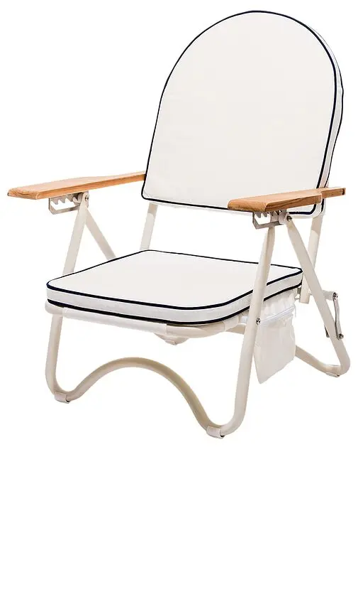 BUSINESS & PLEASURE Pam Chair In White - Riviera White