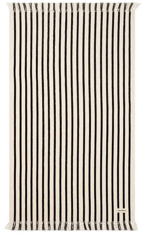 BUSINESS & PLEASURE Beach Towel In Black - Monaco Black