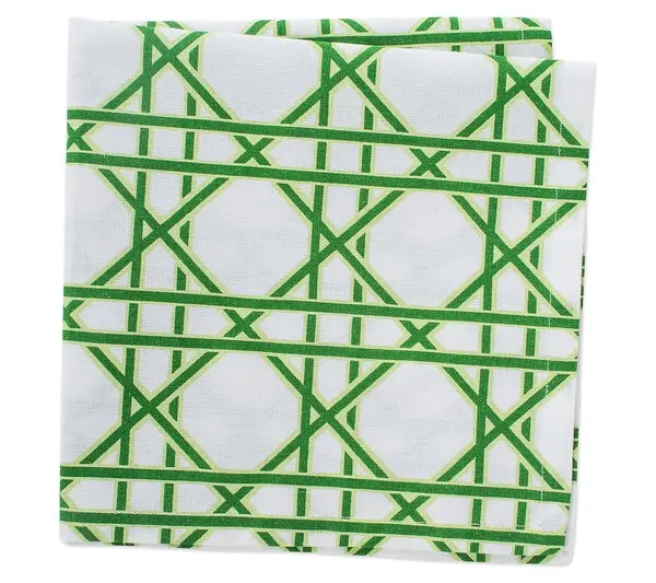 DESIGN IMPORTS Set/4 Cane Print Napkins
