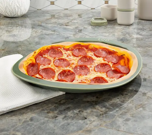 BERGHOFF Balance 15.75' Stone Ribbed Pizza Tray