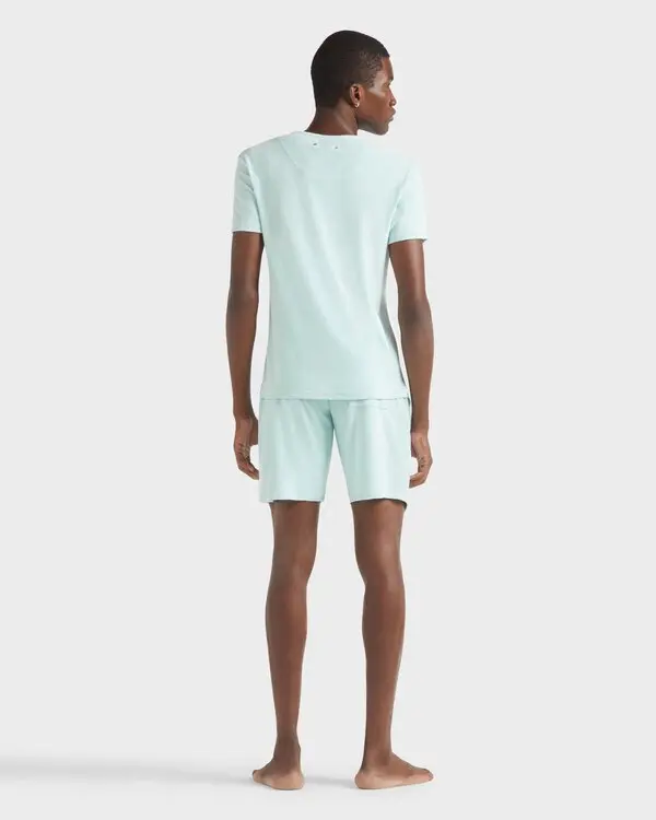 Vilebrequin Terry Tshirt Solid Tee Shirt Tiramisu - Blue