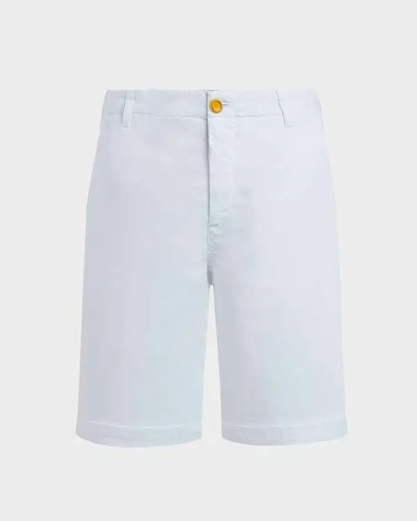 Vilebrequin Tencel Satin Bermuda Shorts - White