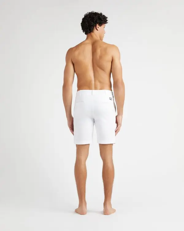 Vilebrequin Tencel Satin Bermuda Shorts - White