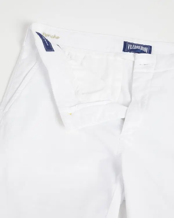 Vilebrequin Tencel Satin Bermuda Shorts - White