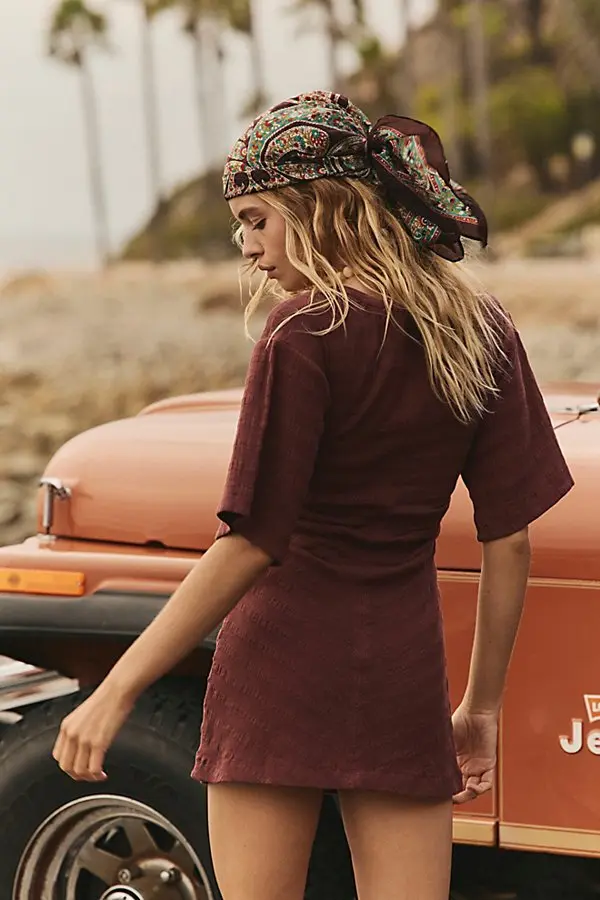 Free People Marigold Mini Dress - Cinnamon