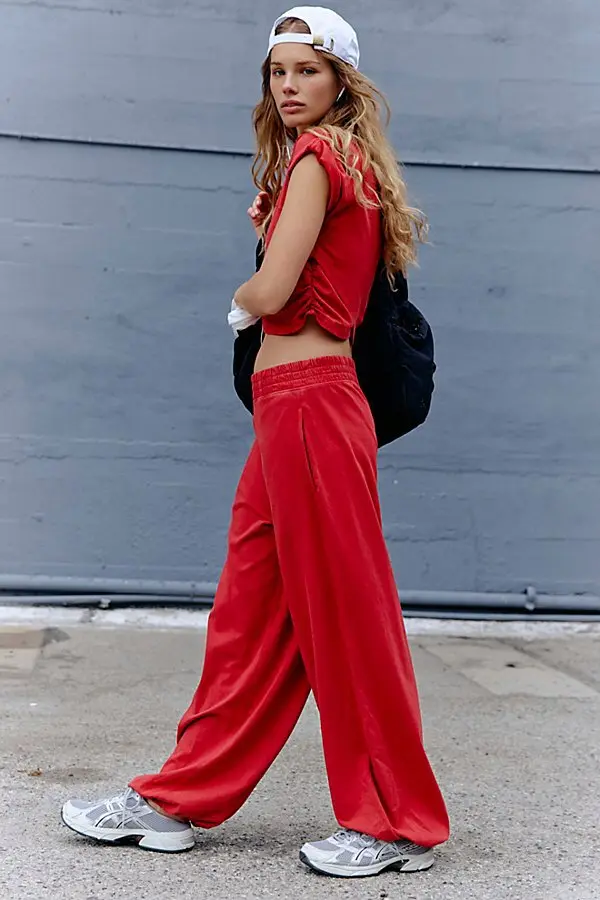 Free People Hot Shot Crossover Set - Candy Apple