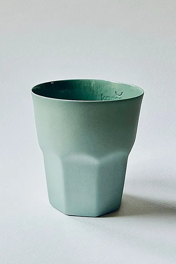 KAASE ATELIER Handmade Porcelain Regular Coffee Mug - Green
