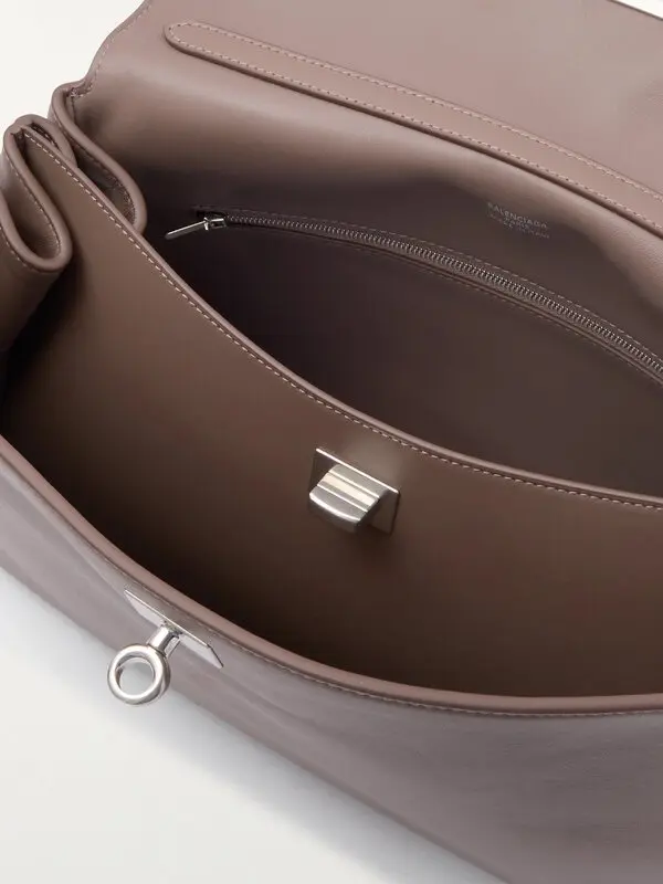 Balenciaga Rodeo Leather Shoulder Bag - Gray