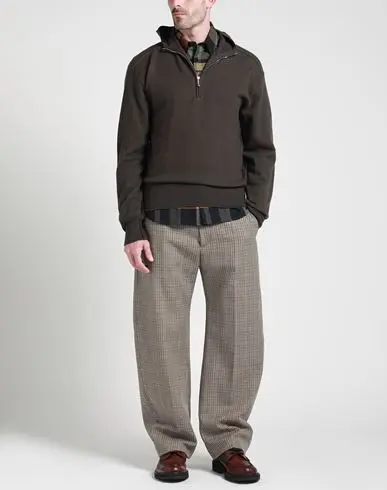 Burberry Sweater In Dark Wool - Brown