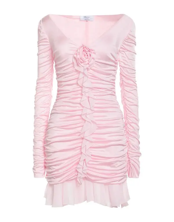 blush pink blumarine mini dress Blumarine - Ruched Mini Dress
