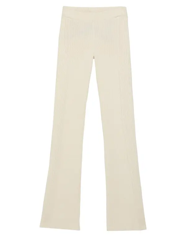 BARROW Flared Slim-leg Pants - White