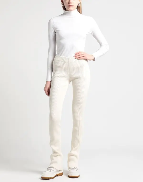 BARROW Flared Slim-leg Pants - White