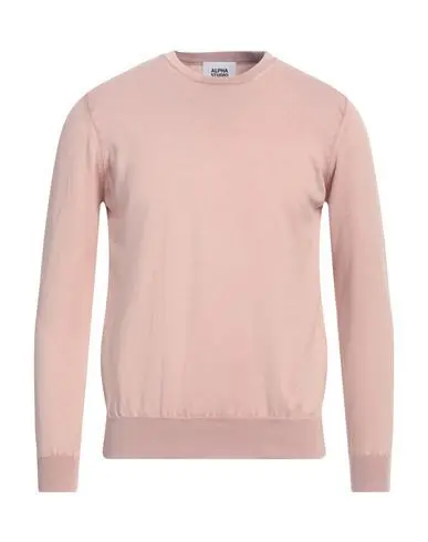 Alpha Studio Cotton Knit Sweater - Pink