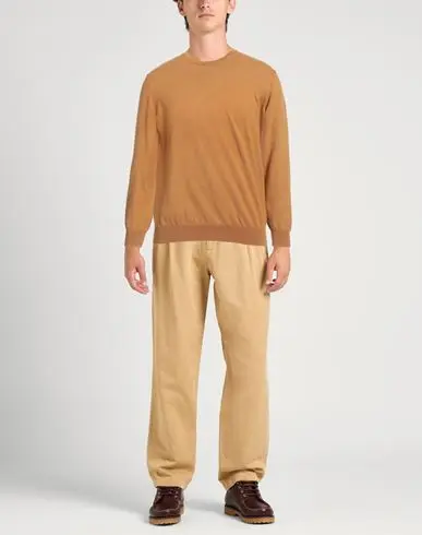 Alpha Studio Cotton Knit Sweater - Yellow