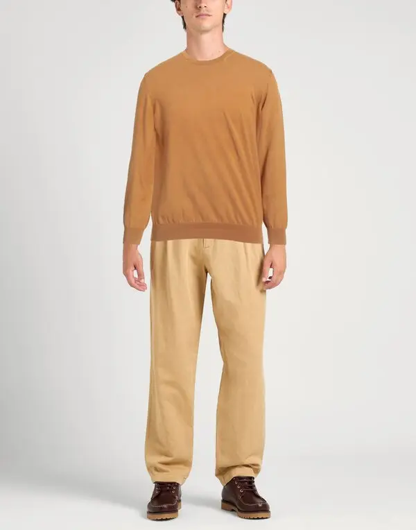 Alpha Studio Cotton Knit Sweater - Yellow