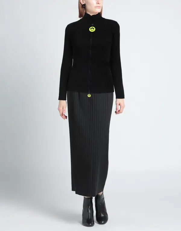 BARROW Ribbed-knit Turtleneck Top - Black