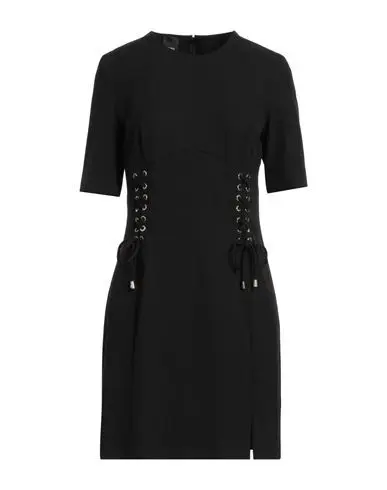 Pinko Mini Dress In Crepe With Appliqués