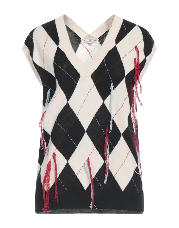 BALLANTYNE Cashmere Geometric-print Sweater