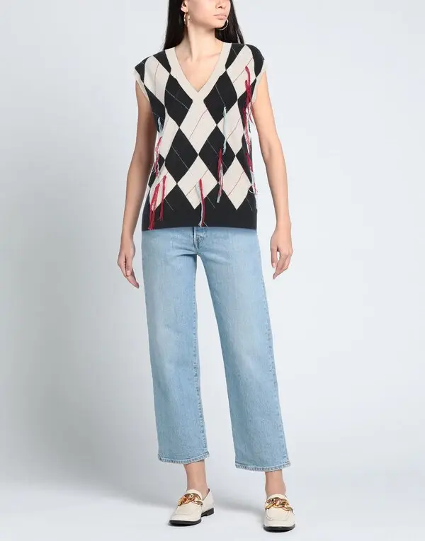 BALLANTYNE Cashmere Geometric-print Sweater