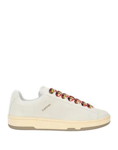LANVIN Leather Low-top Sneakers - Off White