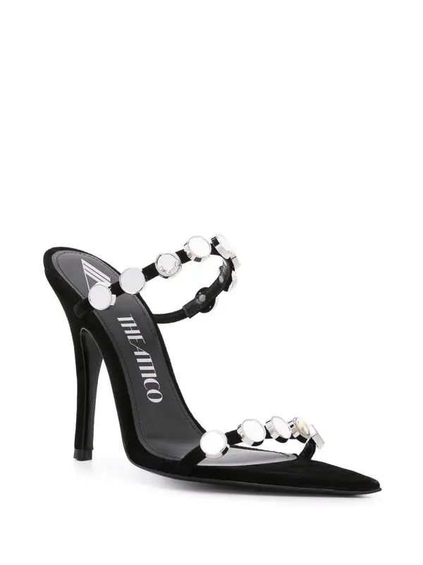 Attico 105mm Studded Sandals
