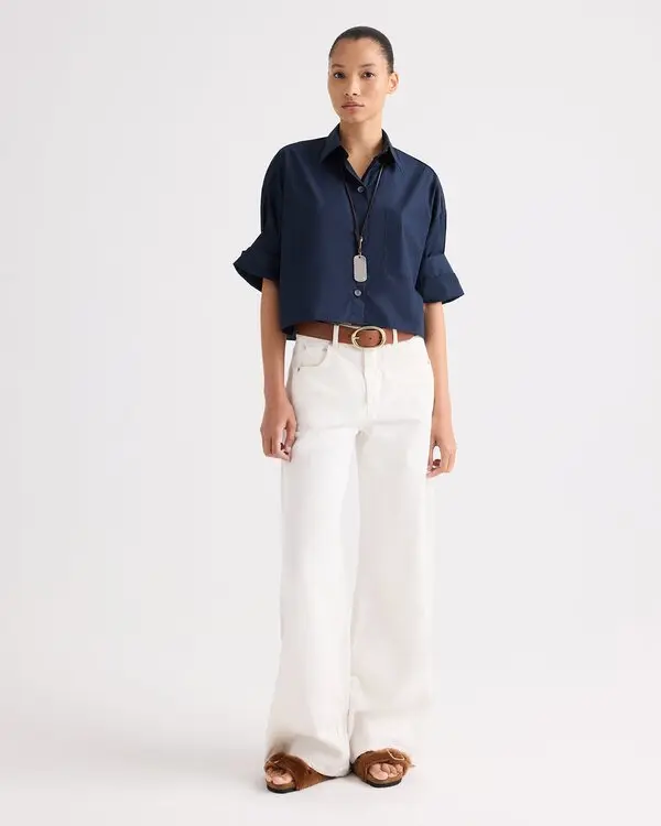 TWP Next Ex Cotton Shirt - Midnight