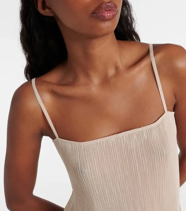 TOTEME Ruffled Plissé Camisole