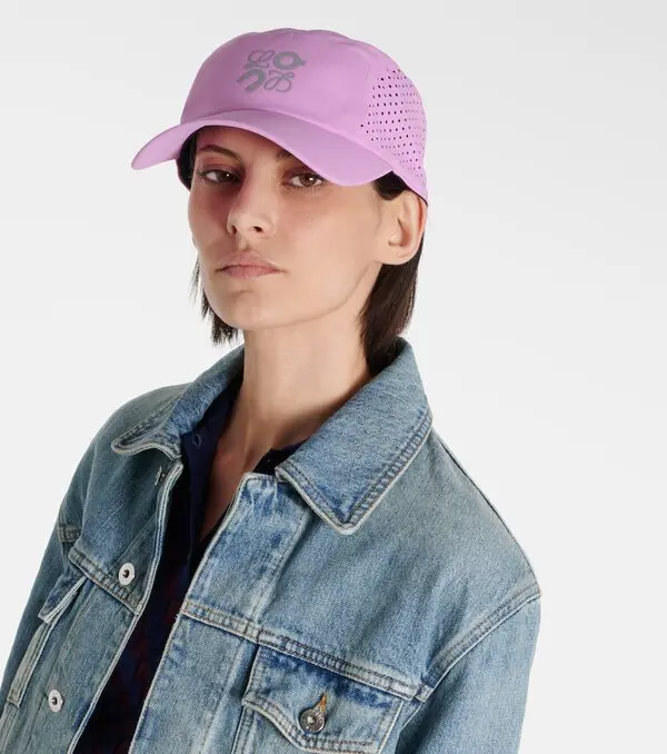 Loewe X On Logo Baseball Cap - Pink | Editorialist