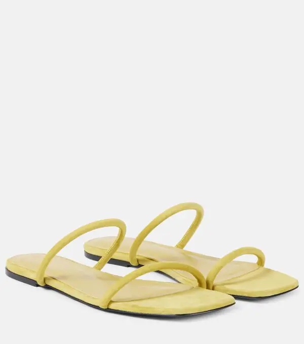 TOTEME The Minimalist Suede Sandals