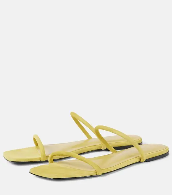TOTEME The Minimalist Suede Sandals