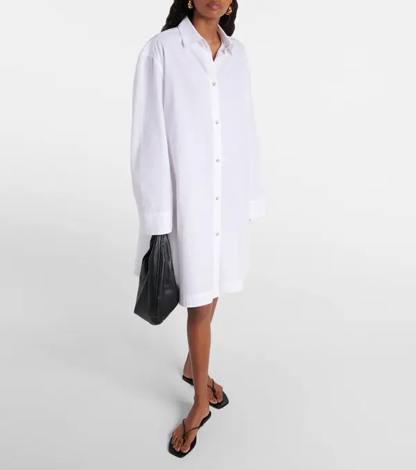 TOTEME Oversized Cotton Shirt Dress
