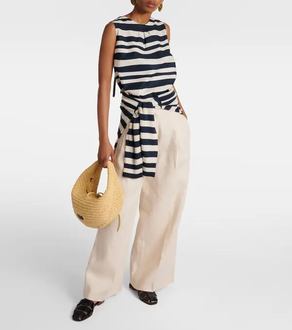 Max Mara Striped Cotton Top