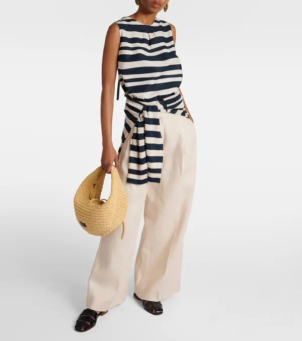 Max Mara Striped Cotton Top