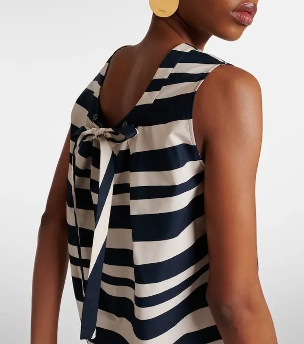 Max Mara Striped Cotton Top
