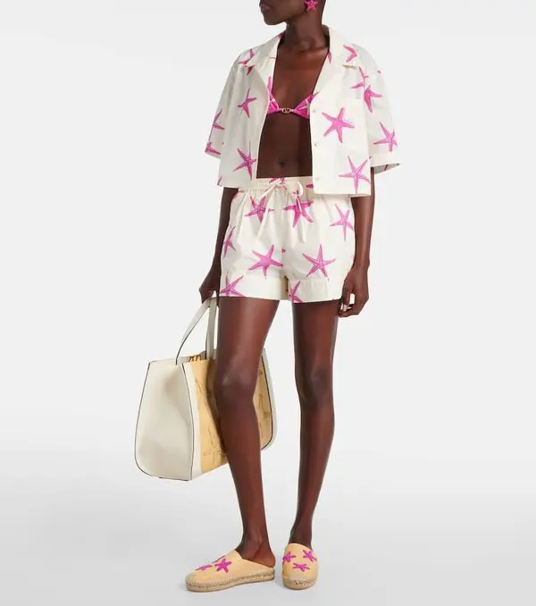 Valentino Garavani Starfish Beaded Espadrilles
