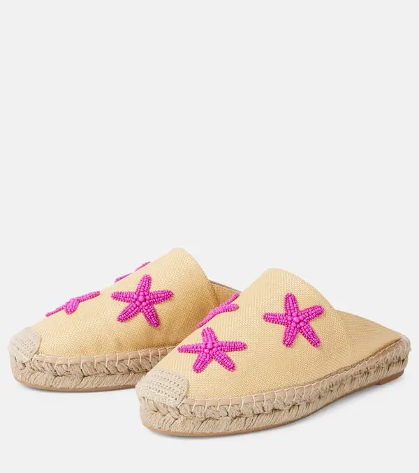 Valentino Garavani Starfish Beaded Espadrilles