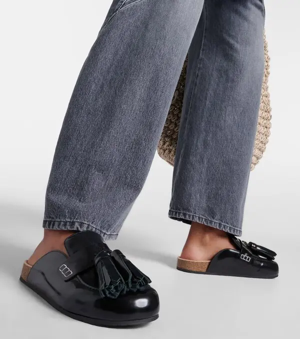 Jw Anderson Chain Loafer Mules - Black - 30% Off | Editorialist