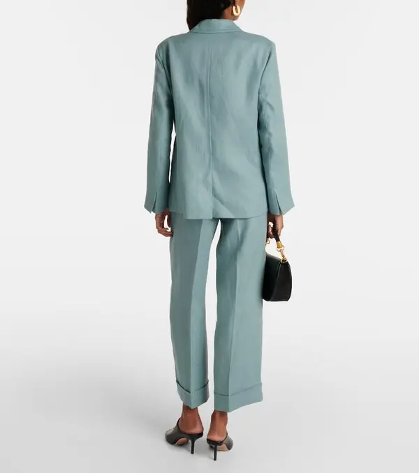 Max Mara Socrates Single-breasted Blazer - Blue