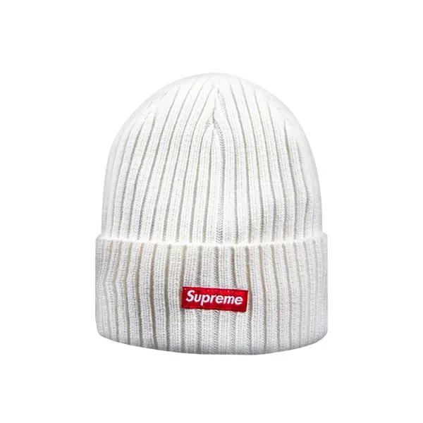 Supreme Overdyed Beanie - White