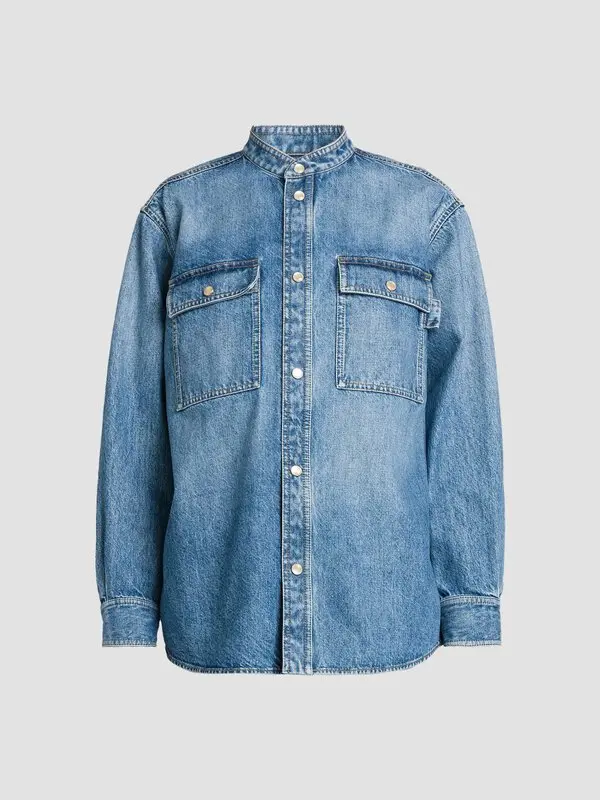 Bottega Veneta Eco Wash Denim Shacket