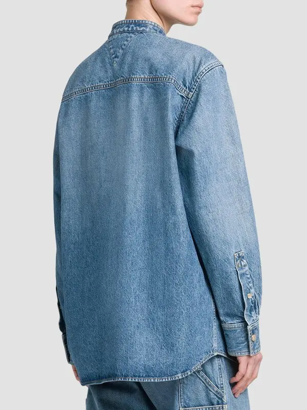 Bottega Veneta Eco Wash Denim Shacket