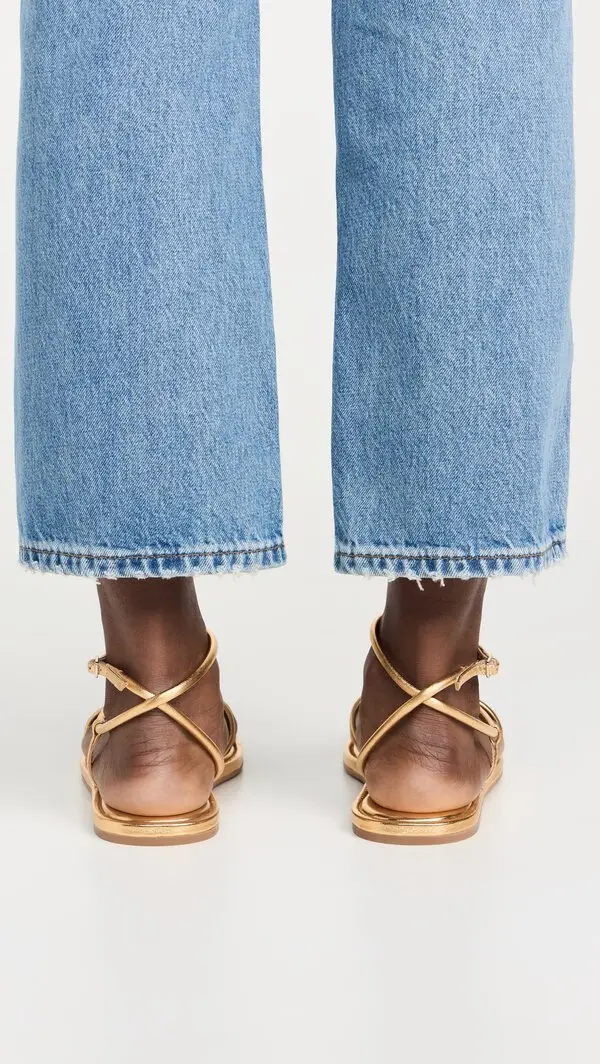 LOEFFLER RANDALL Noor Strappy Sandals - Gold