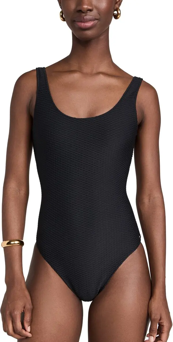 ANINE BING Jace Piece One Piece - Black